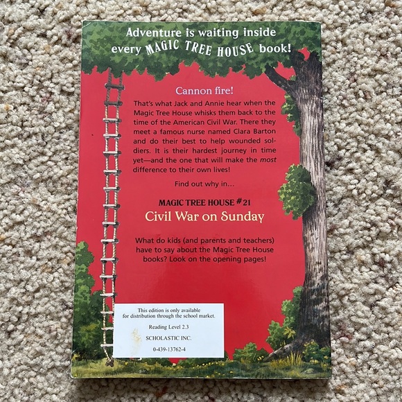 Other | Magic Tree House 21 Civil War On Sunday | Poshmark
